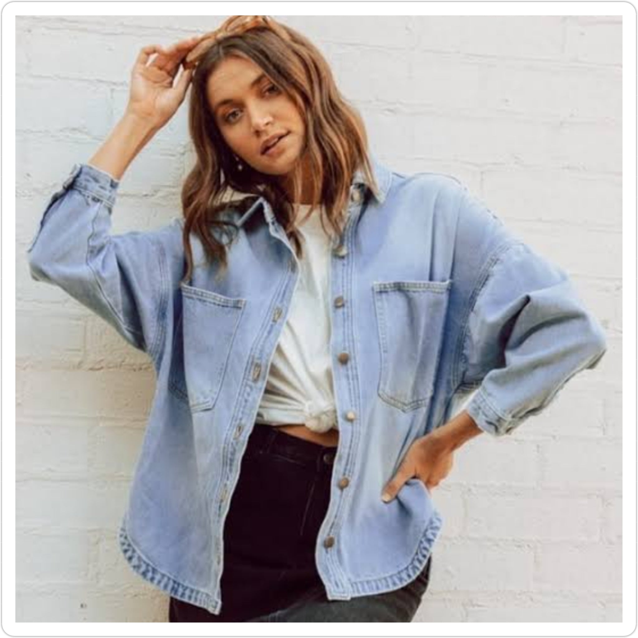Denim Shacket – DailystyleBoutique