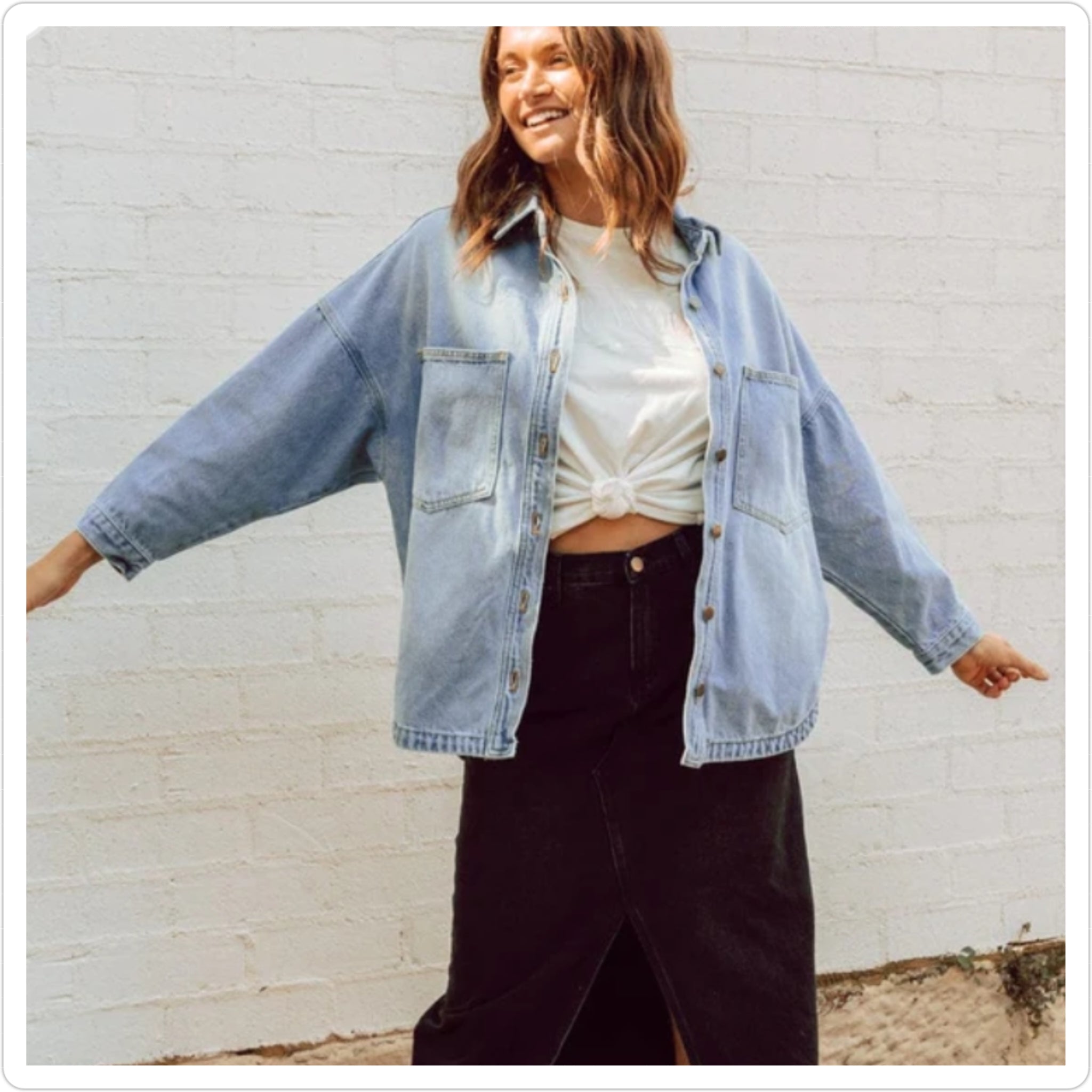 Denim Shacket – DailystyleBoutique